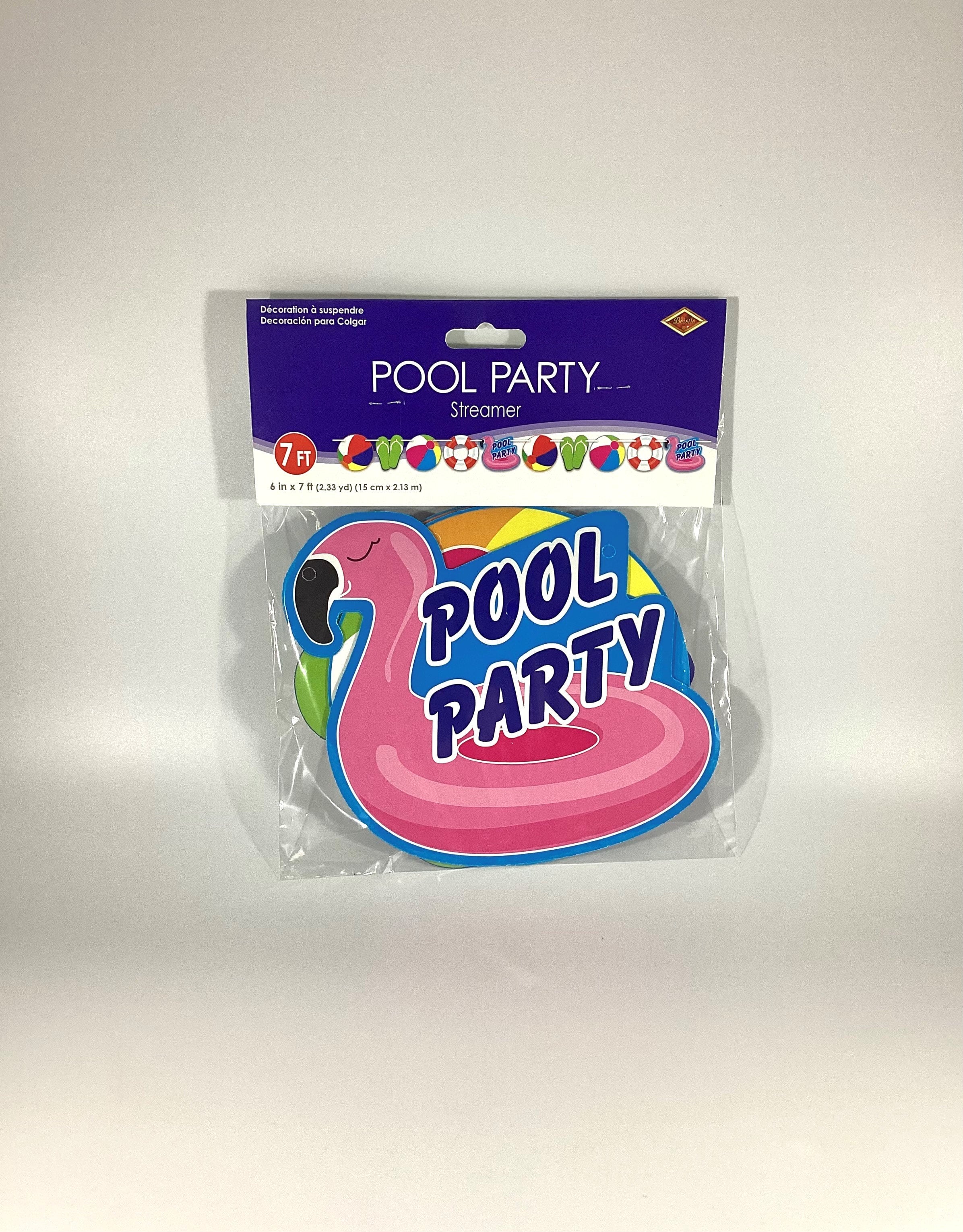 Pool Party Streamer 7ft | Party Worx